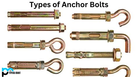 7 Types Of Anchor Bolt And Their Uses