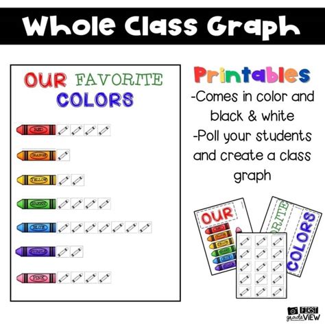 Data And Graphing Favorite Color Favorite Color Graph Color Math