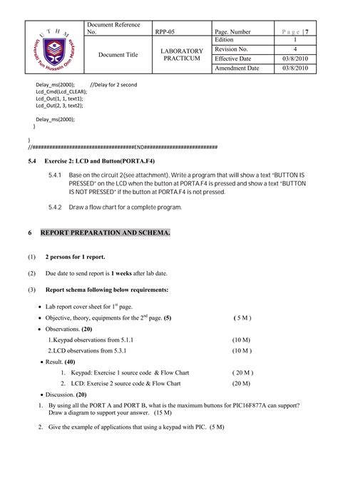 Lab 4 Microcontroller Pdf
