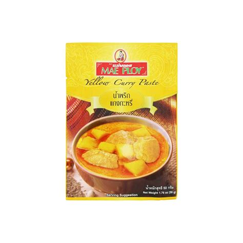Mae Ploy Yellow Curry Paste 50g Helloasia