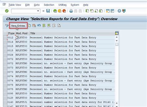 Set Up Infotype Menu For Fast Data Entry Set Up Infotype Menu For Fast Data Entry