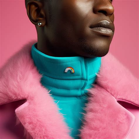 Non Binary Rainbow Enamel Pins Variations