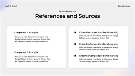 Competitor Comparative Analysis Report Computer Ppt Background