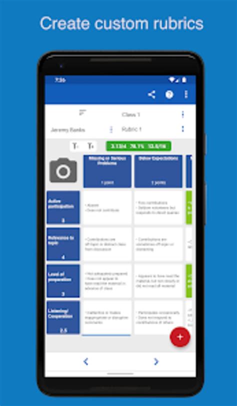 Rubric Scorer For Android Download