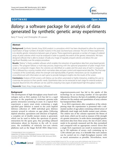Pdf Balony A Software Package For Analysis Of Data Generated By Pdf Balony A Software Package For Analysis Of Data Generated By