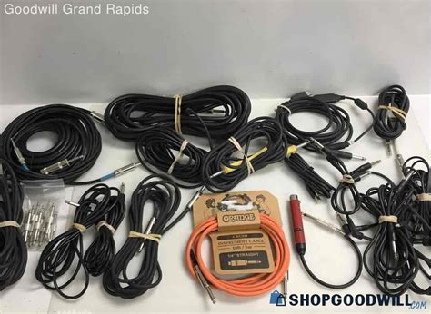11 Pound Lot Of Assorted Audio Cables