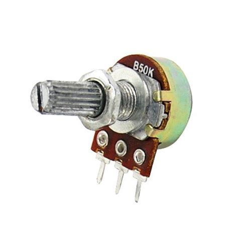 ตัวต้านทานปรับค่าได้ 3ขา B50kb100k โพเทนซิโอมิเตอร์ 50100 Kohm โวลลุ่ม Vr Potentiometer