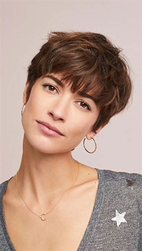 40 Best Pixie Haircuts And Hairstyles For Any Hair Type Brown Hair Long