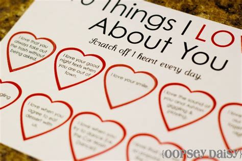 Download Customizable 10 Things I Love About You Template 12 Things I