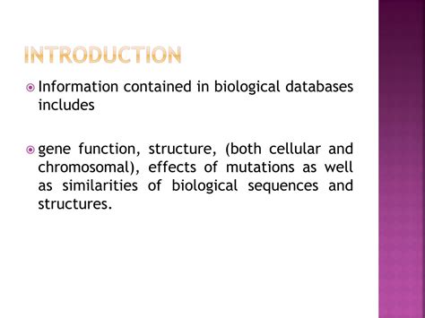 Ppt Exploring Biological Databases A Comprehensive Overview