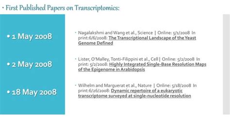 Biotech Era Ahead Transcriptomics Ppt