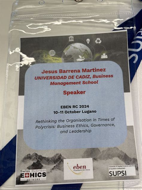 Lets Kick Off Eben Research Conference 2024 In Lugano Switzerland 🇨🇭in Company Of The Wonderful