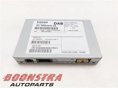 Dab Module Volvo V60 I 24 D6 20v Plug In Hybrid Awd 34a040e