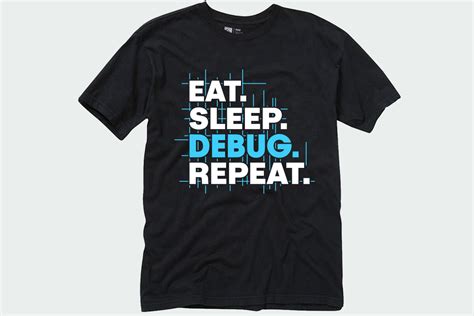 Eat Sleep Debug Repeat T Shirt Graphic By Tee Expert · Creative Fabrica