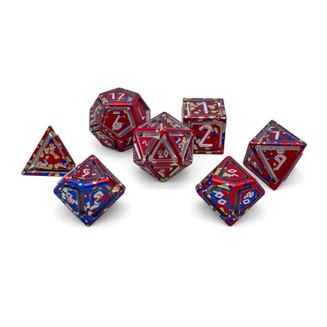 Nimbus™ 7 Piece Rpg Set 6063 Aluminum Wondrous Dice Norse Foundry
