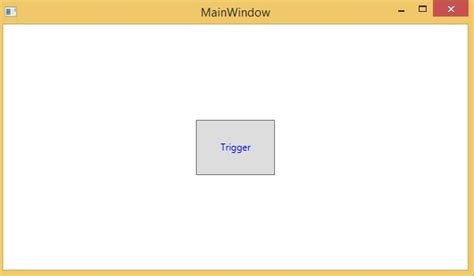 XAML Triggers