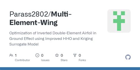 Github Parass2802multi Element Wing Optimization Of Inverted Double
