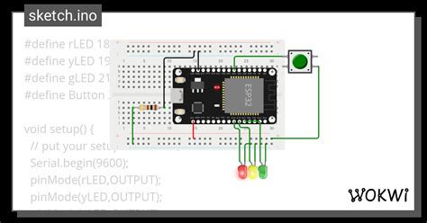 Lab2 Wokwi ESP32 STM32 Arduino Simulator