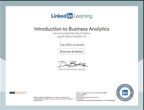 Aarushi Rathor On Linkedin Learningneverstops Businessanalytics Continuouslearning 15