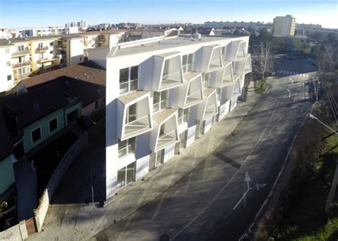 North Star Apartments By Nice Architects Features Angular Balconies