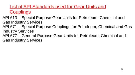 List Of Api Standards For Rotating Equipment Pdf