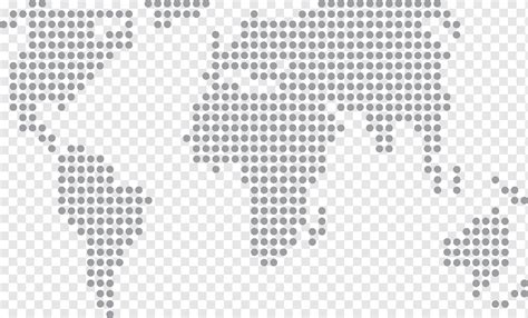 Dotted World Map Png PNGWing