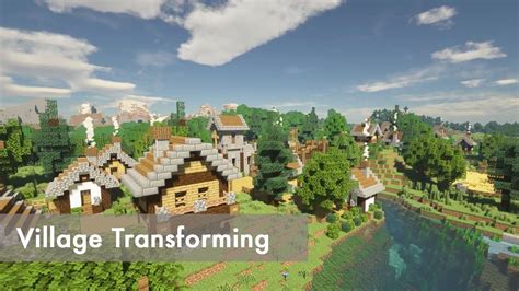 Minecraft Village Transformation Youtube