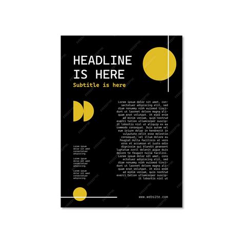 Premium Vector A4 Layout Design