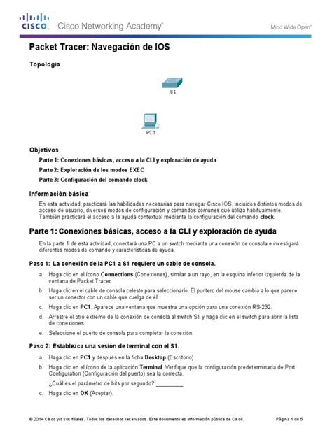 2148 Packet Tracer Navigating The Ios Instructions Pdf