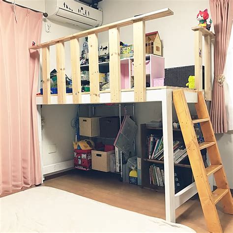 部屋全体 秘密基地 ロフト 子供部屋 Diy などのインテリア実例 2017 03 04 17 56 49 ｜ Roomclip（ルームクリップ）