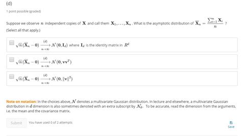 d 1 point possible graded li 1 suppose we observe