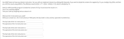 Solved Our Arm7 Does Not Have Any Division Instruction Yet