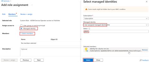 Azure Operator Service Manager에서 사용자 할당 관리 Id를 만들고 할당하고 사용하는 방법