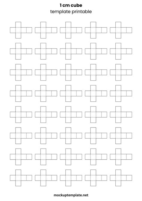 3d Cube Template Printable
