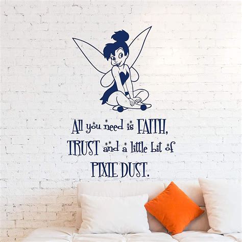 Home And Living Wall Decals And Murals Home Décor Disney Nursery Tinkerbell
