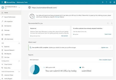 How To Implement And Use Microsoft Bing Webmaster Tools