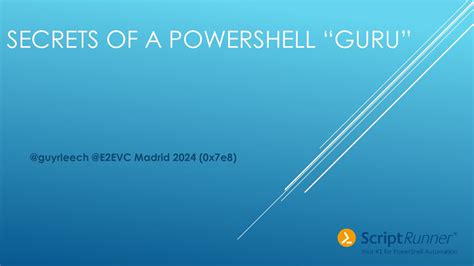 Secrets Of A Powershell Guru Speaker Deck Secrets Of A Powershell Guru Speaker Deck