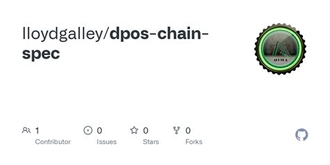 Github Lloydgalley Dpos Chain Spec