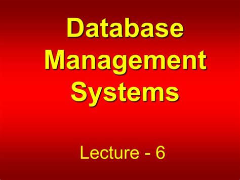 Dbms Lecture 06ppt