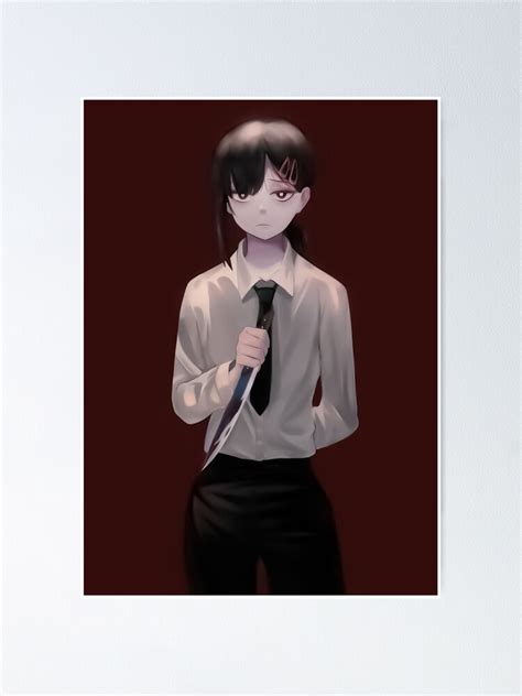 Higashiyama Kobeni Chainsaw Man Design Poster For Sale By Jerestudio Redbubble
