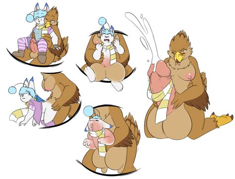 Rule 34 2019 Anthro Avian Balls Beak Big Balls Big Penis Bird Blue