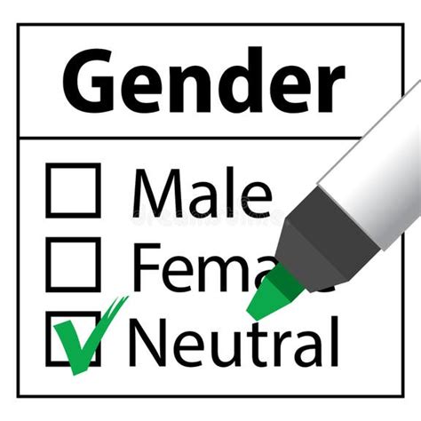 Gender Neutral Checkbox Stock Vector Illustration Of Meeting 264440927