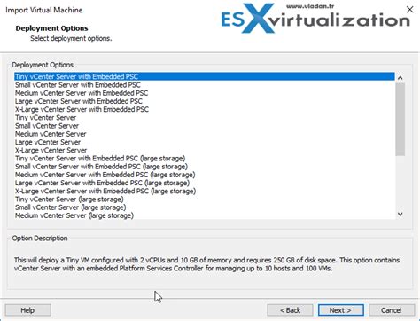 Deploy Vmware Vcsa 65 In Vmware Workstation 2017 Tech Preview Esx Virtualization