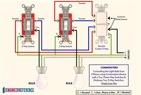 How To Wire A Double Way Combination Switch Device