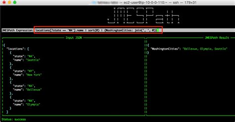 Jmespathのターミナル探索ツール「jmespathterminal」 Developersio
