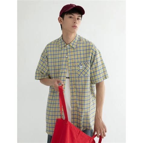 제이앤몰스 세미 오버핏 남자 여름 반팔 셔츠 남성 캐주얼 체크 남방 20 89318 에누리 가격비교