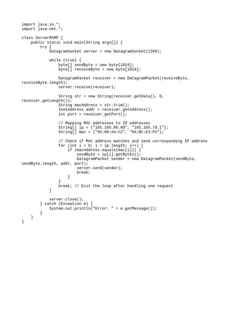 Program 6 Server Pdf