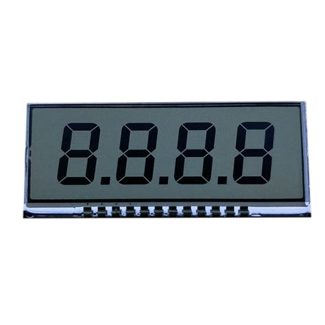 Monochrome Pin Connector Tn Stn Htn Fstn Va Segment Lcd Display China Lcd Panel And Lcd Module