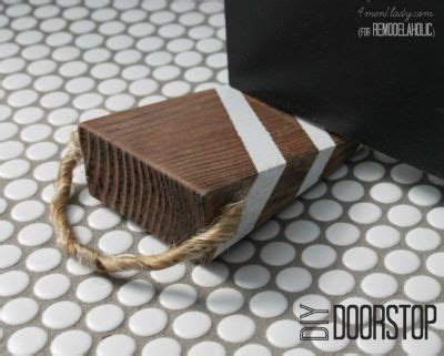 Diy Door Stops With Flair Fabric Concrete Wood