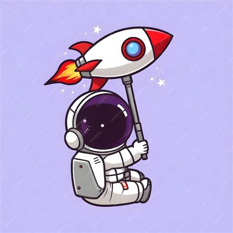 Premium Photo Ree Vector Cute Astronaut Catching Star Cartoon Vector Icon Illustration Science